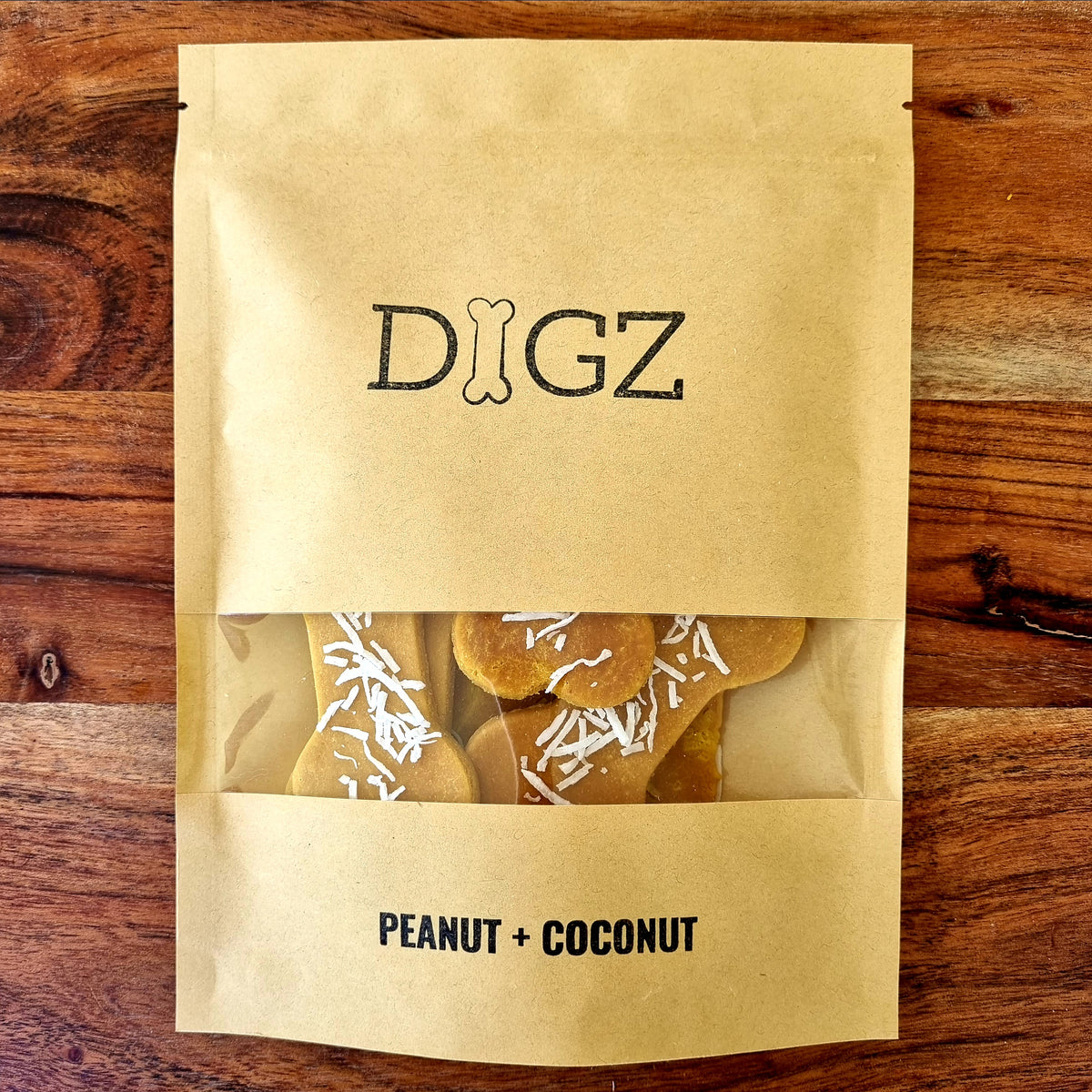 PEANUT & COCONUT BONES – Digz Treats